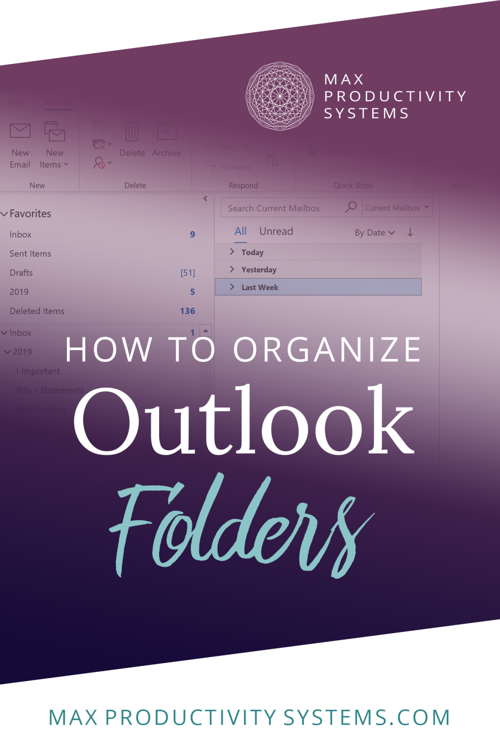 How to Organize Email Folders in Outlook - Max Productivity Systems
